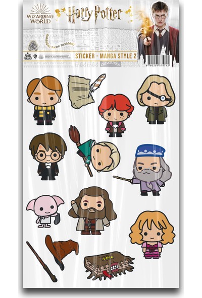 Warner Bros Harry Potter Wizarding World Harry Potter Chibi Karakter Çıkartma Seti Warner Bros Harry Potter Wizarding World Harry Potter Chibi Karakter Çıkartma Seti