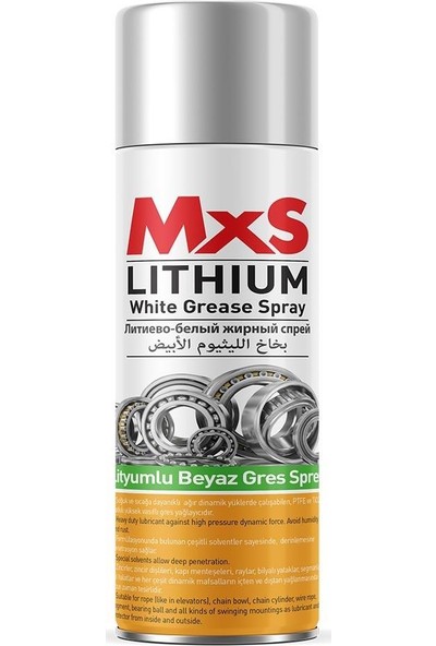 Mxs Lityum Beyaz Sıvı Gres 400 Ml.