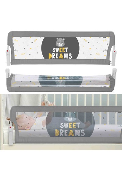 Elele Ekstra Geniş Katlanabilir Yatak Bariyeri Korkuluğu