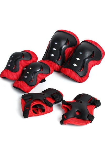 Zozo Çocuk Dizlik-Dirseklik-Bileklik Set Mavi S Beden