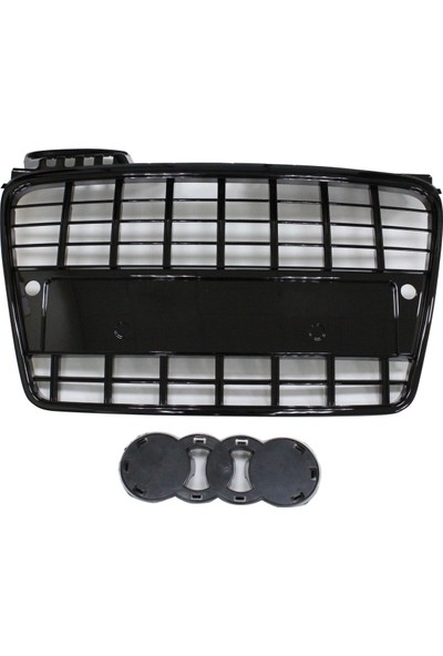 Audi A4 S4 Ön Panjur Izgara 2004 / 2008 Siyah