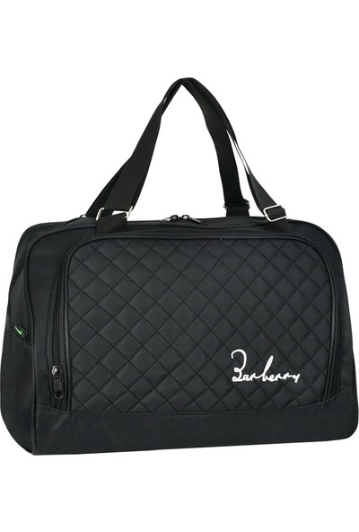 Barberrı Küçük Boy Kapitone Desenli Unisex Siyah Spor Seyahat El Valizi Barberrı Küçük Boy Kapitone Desenli Unisex Siyah Spor Seyahat El Valizi