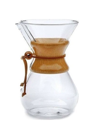 Black Goat Borosilikat Cam (*Chemex) 600 Ml (4 Cup) - Kahve Demleme Sürahisi Black Goat Borosilikat Cam (*Chemex) 600 Ml (4 Cup) - Kahve Demleme Sürahisi