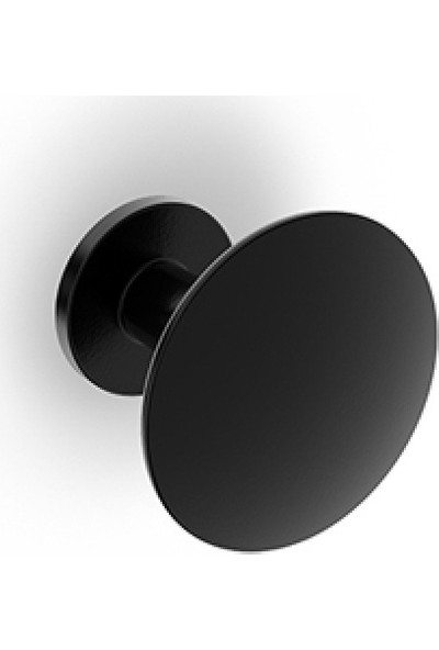 Hafele Gard Düğme Kulp Mat Siyah 25mm