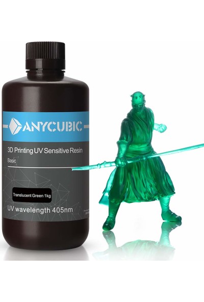 Anycubic Uv Reçine 1000 ml - Yeşil Anycubic Uv Reçine 1000 ml - Yeşil