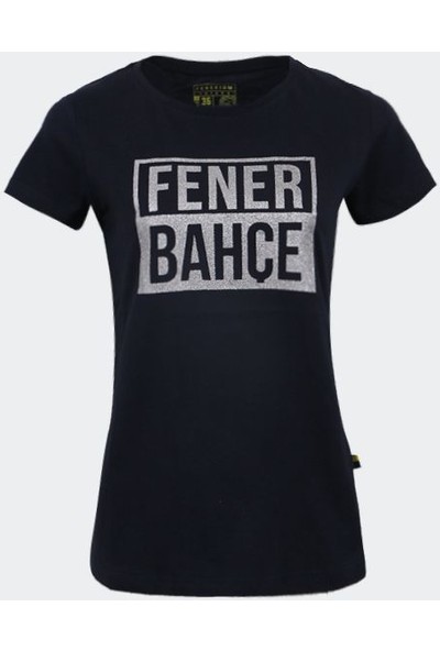 Fenerium Kadin Tribun Gümüş Fb Emboss Tshirt