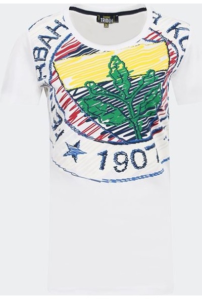 Fenerium Kadın Trıbun Eskiz Logo T-Shirt
