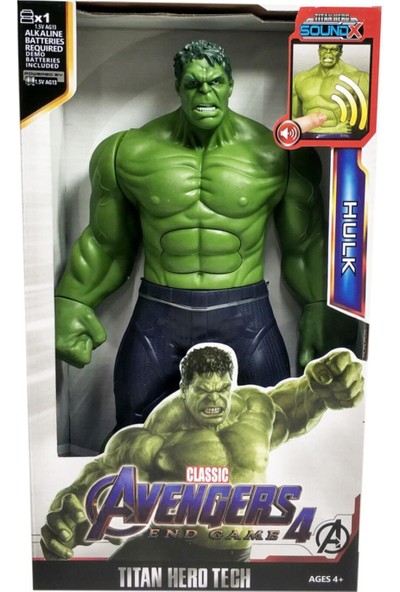 Avengers Hulk Sesli Işıklı Aksiyon Figürlü Oyuncak