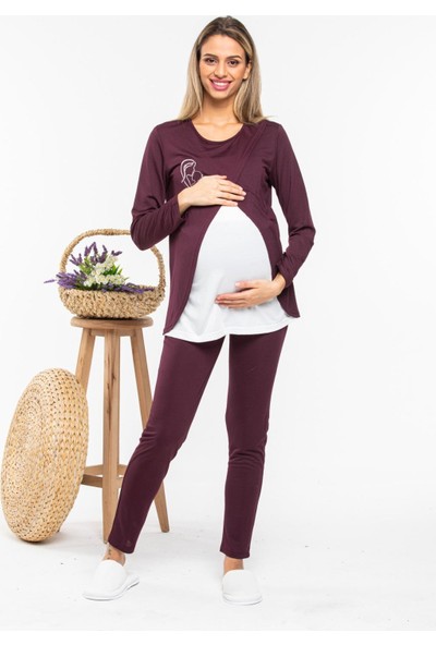 Mecit Pijama Carpediem 1558 Emzirme Özellikli Lohusa Pijama Takımı Mecit Pijama Carpediem 1558 Emzirme Özellikli Lohusa Pijama Takımı