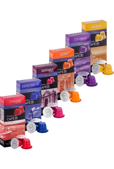 Nespresso Uyumlu 6 Lı Set