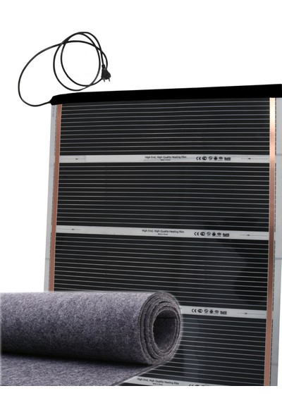 Ufuk Dağıtım 100 x 150 Keçeli Otomatik Termostatlı Halı Altı Isıtıcı Karbon Film Ufuk Dağıtım 100 x 150 Keçeli Otomatik Termostatlı Halı Altı Isıtıcı Karbon Film