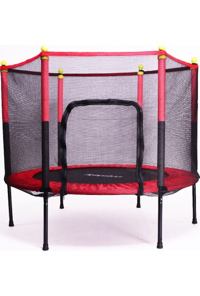 Leyaton Fileli Büyük Boy Trambolin 140 cm Çap Kırmızı Leyaton Fileli Büyük Boy Trambolin 140 cm Çap Kırmızı
