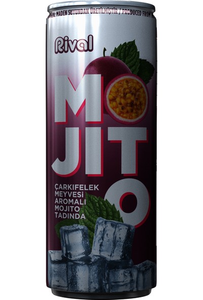 Rival Çarkıfelek Meyve Aromalı Doğal Mineralli Içecek 250 ml x 24'lü Rival Çarkıfelek Meyve Aromalı Doğal Mineralli Içecek 250 ml x 24'lü