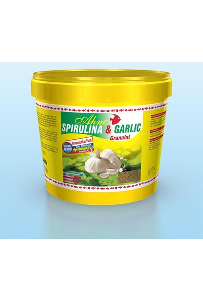 Ahm Spirulina & Garlic Granulat 3 kg Kova Ahm Spirulina & Garlic Granulat 3 kg Kova