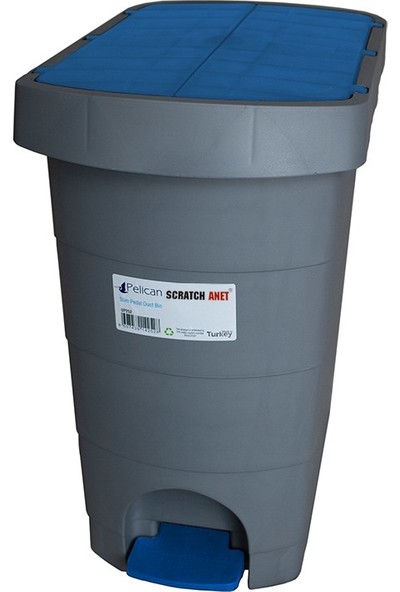 Pedallı Çöp Kovası 9 L (Iç Kovalı) Renkli Plastik Çöp Konteyneri