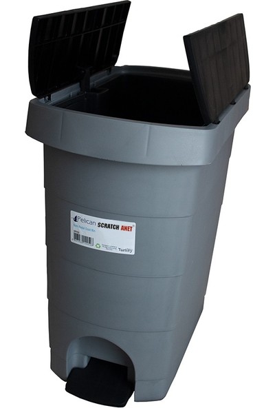 Pedallı Çöp Kovası 9 L (Iç Kovalı) Renkli Plastik Çöp Konteyneri Pedallı Çöp Kovası 9 L (Iç Kovalı) Renkli Plastik Çöp Konteyneri
