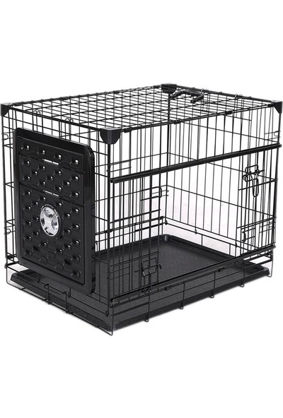 Flip Katlanır Kapılı Köpek Kafes 76X53X61 cm Flip Katlanır Kapılı Köpek Kafes 76X53X61 cm