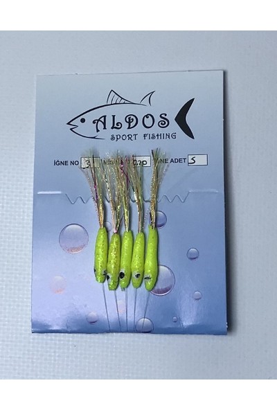 Aldos Silikonlu Çapari, Çinekop, Palamut Çaparisi, fıstık yeşil