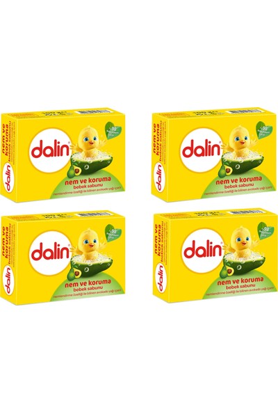 Dalin Nem ve Koruma Bebek Sabunu 100 gr 4 'lü