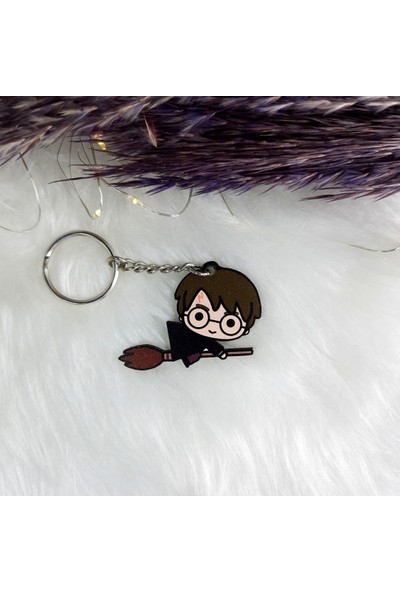 Muditashoptr Harry Potter Ahşap Anahtarlık
