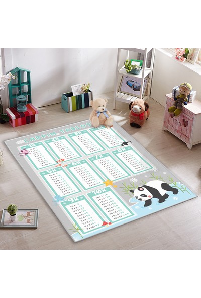 Karnaval Home Karnaval Pandalı Çarpım Tablosu Çocuk Odası Halısı