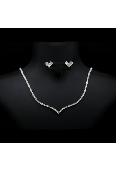 Blossomary Su Yolu Kolye Küpe Seti Blossomary Su Yolu Kolye Küpe Seti