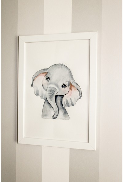 Süshi Bebe Çocuk Odası Sulu Boya Tablo Süshi Bebe Çocuk Odası Sulu Boya Tablo