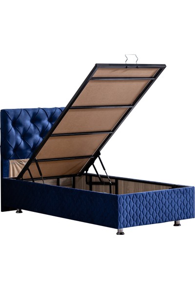 Setay Vita Çift Kişilik Baza Başlık Seti Lacivert