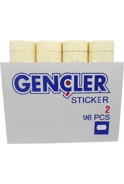 FDM Gençler Beyaz Meto Etiketi 4 No (96 Rulo) (1 Rulo 1000 Adet) FDM Gençler Beyaz Meto Etiketi 4 No (96 Rulo) (1 Rulo 1000 Adet)
