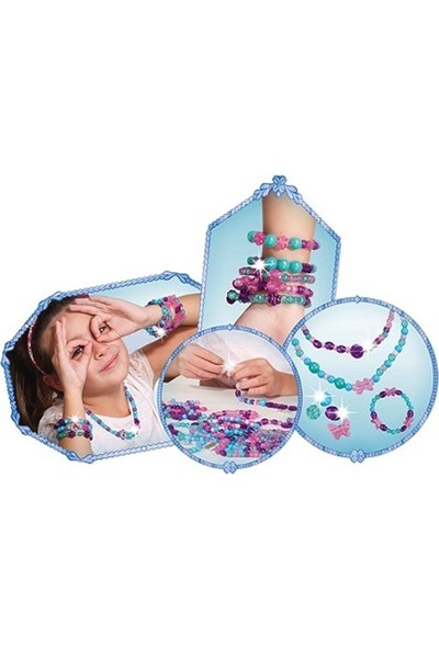 Dede Frozen Çantalı Boncuk Takı Seti