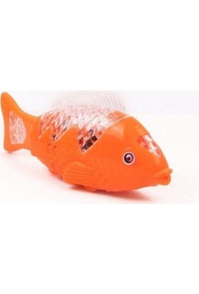 Kiana Müzikli Işıklı Yürüyen Balık 23 cm Turuncu Kiana Müzikli Işıklı Yürüyen Balık 23 cm Turuncu
