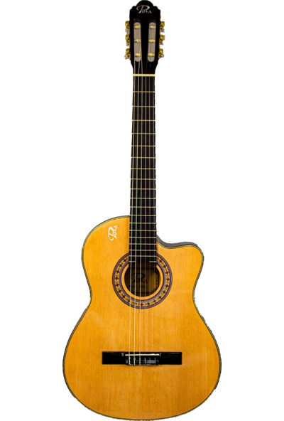 Puka R-916C Kesik Kasa Sedir Kapak Kenar ve Sırt Ahşap Işlemeli Klasik Gitar Puka R-916C Kesik Kasa Sedir Kapak Kenar ve Sırt Ahşap Işlemeli Klasik Gitar