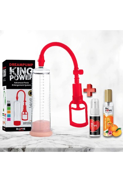Dr. Love Dream Pump Kırmızı Penis Pompası,vajina Başlık+ Kayg, Sprey Dr. Love Dream Pump Kırmızı Penis Pompası,vajina Başlık+ Kayg, Sprey