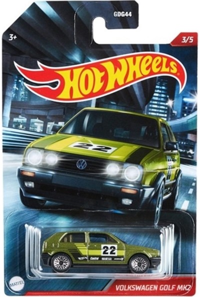 Hot Wheels Hotwheels Hot Wheels Cult Racers Arabalar GYN19 GRP20 Volkswagen Golf Mk2