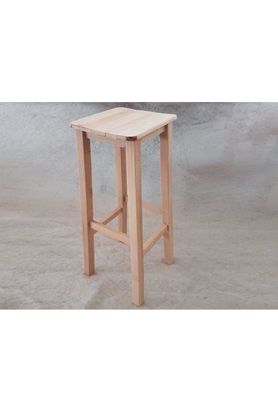 Trend Dekor Ahşap Bar Taburesi 70 Cm