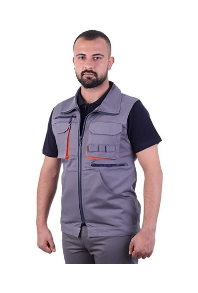 Eser - Teknik Bol Cepli Iş Yeleği - Gri