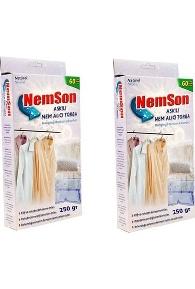 Eym 2 'li Nem Alıcı Koku Küf Giderici Dolap Içi Askılık 250 gr