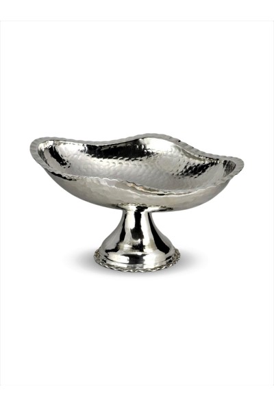 Sonay Bakırcılık Yeni Nikelli Dövme Bakır Gondol Şekerlik 35 cm Sonay Bakırcılık Yeni Nikelli Dövme Bakır Gondol Şekerlik 35 cm