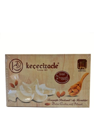 Keçecizade Tereyağlı Badem Kurabiye 445 gr Keçecizade Tereyağlı Badem Kurabiye 445 gr