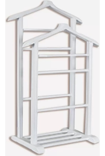 Hepsi Home Çift Tepeli Dilsiz Uşak - Beyaz Hepsi Home Çift Tepeli Dilsiz Uşak - Beyaz