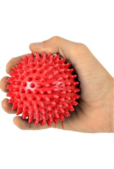 Miyang Msd Dikenli Masaj ve Duyu Topu, 9 cm Kırmızı