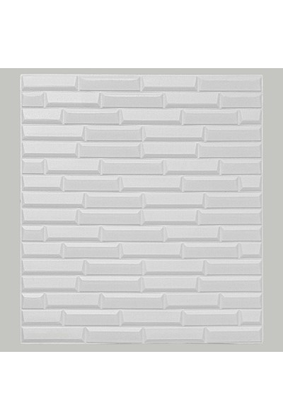 Renkli Evim Kendinden Yapışkanlı Duvar Paneli 70*77 Piramit Beyaz Renkli Evim Kendinden Yapışkanlı Duvar Paneli 70*77 Piramit Beyaz