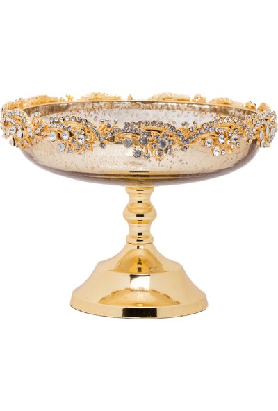 Biev Mondecor Jaıpur Ayaklı Kase Küçük 12X20 Biev Mondecor Jaıpur Ayaklı Kase Küçük 12X20