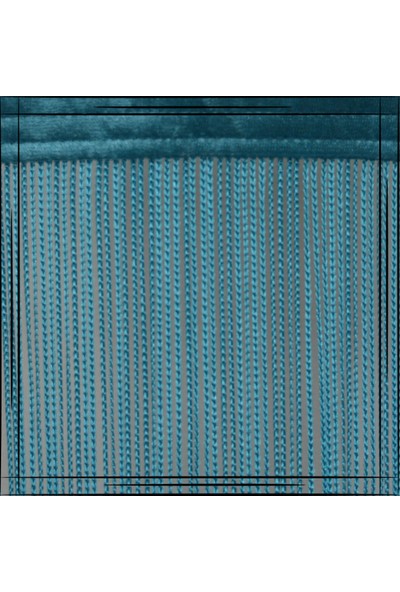 Gülpınar Perde Mavi Ince Zincir Ip Perde Gülpınar Perde Mavi Ince Zincir Ip Perde