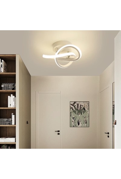 Burenze Modern Plafonyer Tavan LED Avize Krom Beyaz Işık BURENZE758 Burenze Modern Plafonyer Tavan LED Avize Krom Beyaz Işık BURENZE758