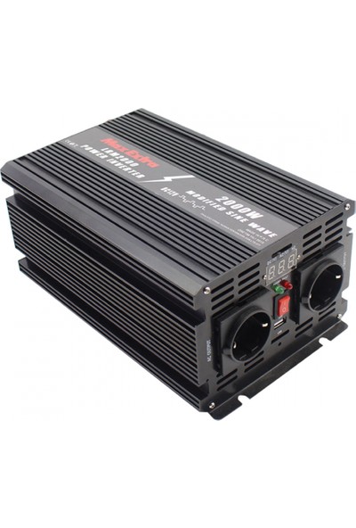 Max Extra LRM2000 Inverter Dönüştürücü 2000W