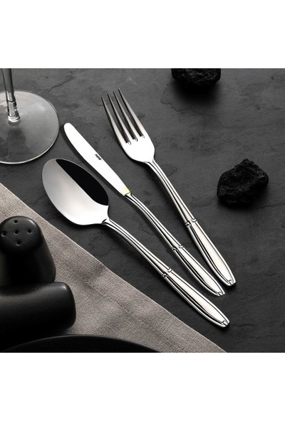 Nehir Buket Sade 72 Parça Kutulu Çatal Kaşık Bıçak Takımı Nehir Buket Sade 72 Parça Kutulu Çatal Kaşık Bıçak Takımı