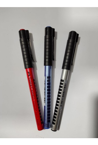 Faber-Castell Mavi-Siyah-Kırmızı Pilot Kalem Seti Faber-Castell Mavi-Siyah-Kırmızı Pilot Kalem Seti