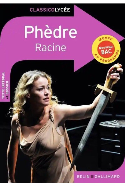 CLASSCO PHEDRE DE RACINE - BELIN EDUCA - Jean Racine CLASSCO PHEDRE DE RACINE - BELIN EDUCA - Jean Racine