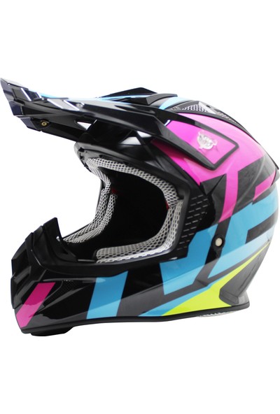 Free-M 801Cross Pembe - Mavi - Siyah M Beden